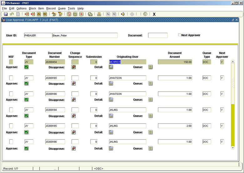 FIS User Manual Under Construction